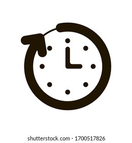 Cycle Time Icon Trendy Flat Style Stock Vector (Royalty Free ...