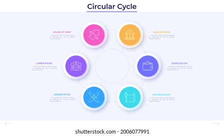 521 6 step cyclic process Images, Stock Photos & Vectors | Shutterstock