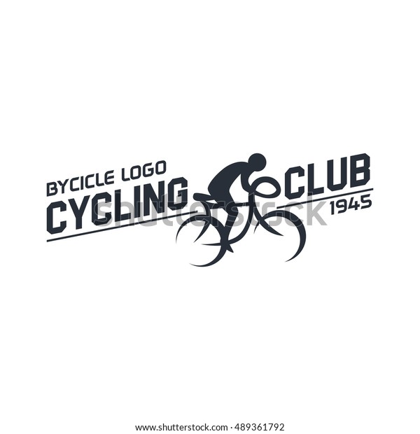 Cycling Bicycle Shop Logo Fixed Gear Stock Vector (Royalty Free) 489361792