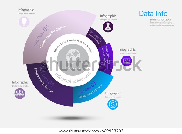 Cycling Diagram Vector Design Infographics Concept Stock Vector ...