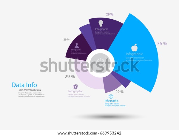Cycling Diagram Vector Design Infographics Concept Stock Vector ...