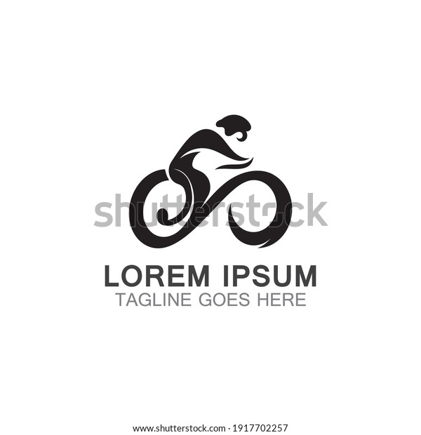 Cycling Logo Sport Design Vector Icon Stock Vector (Royalty Free ...