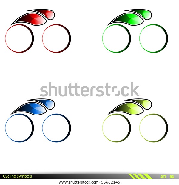 Cycling Symbolsvector Illustration Stock Vector (Royalty Free) 55662145 ...
