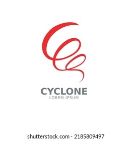 Cyclone Logo Various Purposes Stock Vector (Royalty Free) 2185809497 ...