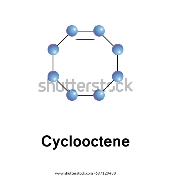 Cyclooctene Cycloalkene Eightmembered Ring Notable Because 스톡 벡터(로열티 프리 ...