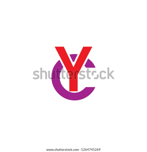 Cycy Letter Logo Design Template Vector Stock Vector (Royalty Free ...