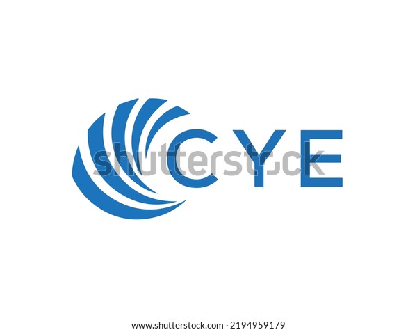 Cye Letter Logo Design On White Stock Vector (Royalty Free) 2194959179 ...