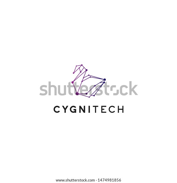 Cygni Technology Logo Design Modern Logo Stock Vector (Royalty Free ...