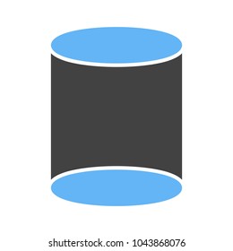 Cylinder 3d Diagram Stock Vector (Royalty Free) 1043868076 | Shutterstock