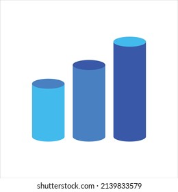Cylinder Graph Icon Vector Graphic Illustration Stock Vector (Royalty ...