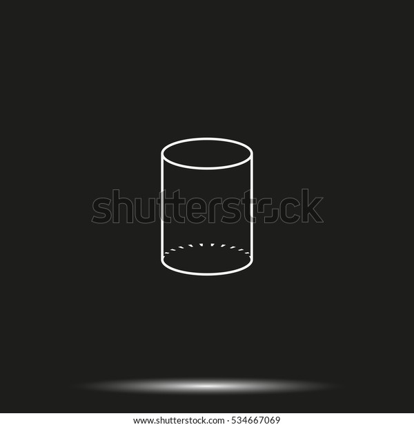 Cylinder Icon Stock Vector (Royalty Free) 534667069