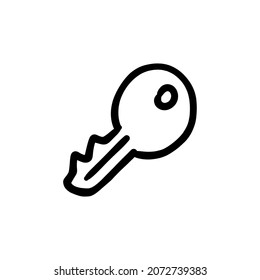 Cylinder Key Icon Vector Logotype Doodle Stock Vector (Royalty Free ...