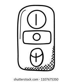Cylindrical Automated Machine Buttons Insertion Coin Stock Vector ...