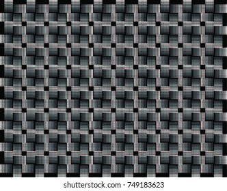Cylindrical Black White Square Line Texture Stock Vector (Royalty Free ...