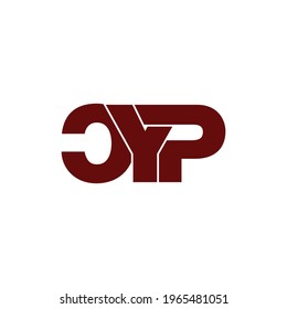 Cyp Letter Monogram Logo Design Vector Stock Vector (Royalty Free ...