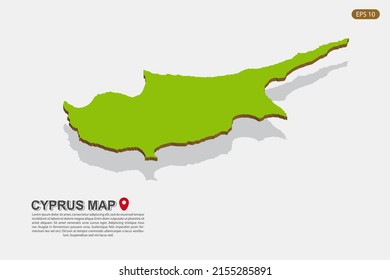 Cyprus Map World Map International Vector Stock Vector (Royalty Free ...