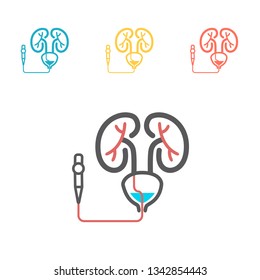 Cystoscopy Line Icon Vector Signs Web Stock Vector (Royalty Free ...