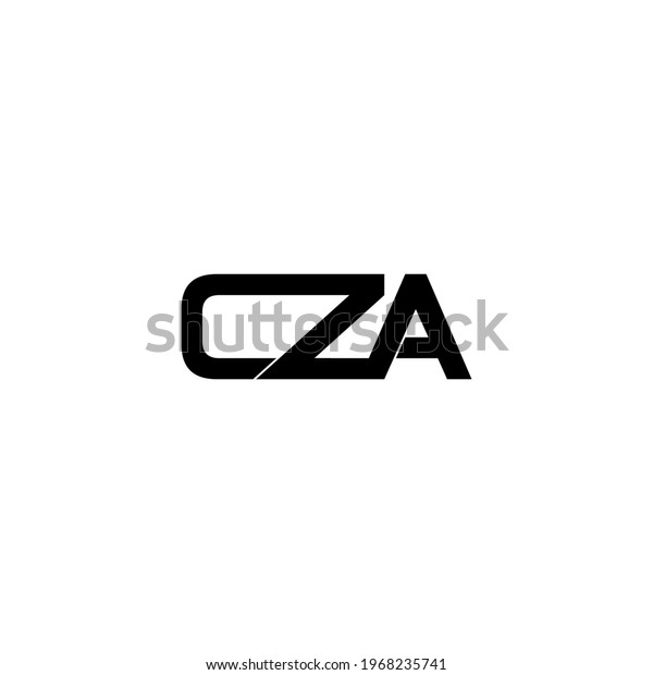 Cza Original Monogram Letter Logo Design Stock Vector (Royalty Free ...