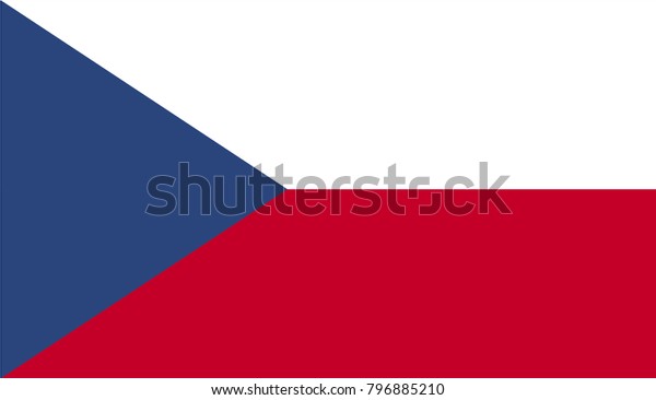 Czech National Flag Stock Vector (Royalty Free) 796885210 | Shutterstock