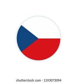 Czech Flag Round Circle Vector: เวกเตอร์สต็อก (ปลอดค่าลิขสิทธิ์ ...