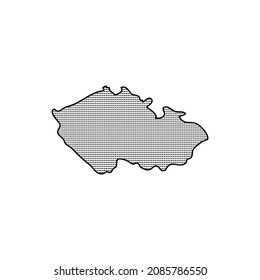 Czechia Iconthin Line Vector Illustration Free Stock Vector (Royalty ...