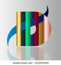 D Alphabet Words Design Stock Vector (Royalty Free) 1312951493 ...