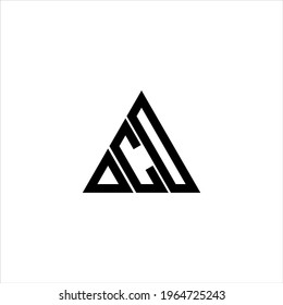 D C D Letter Logo Creative Stock Vector (Royalty Free) 1964725243 ...