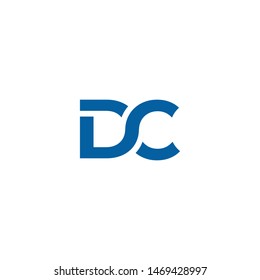 D C Letter Logo Design Stock Vector (Royalty Free) 1469428997 ...