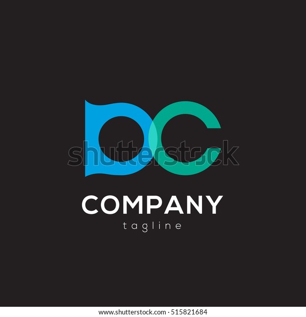 D C Letter Logo Design Vector Stock Vector (Royalty Free) 515821684 ...