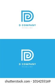 D Company Logo Template Stock Vector (Royalty Free) 1014255169 ...