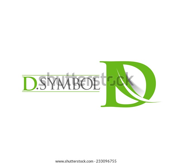 D Company Vector Logo Symbol Design Stock Vector (Royalty Free ...