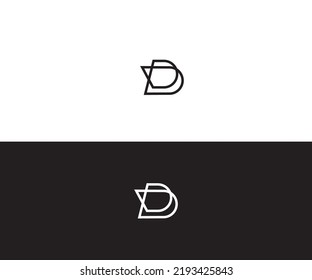 D Dd Letter Logo Vector Template Stock Vector (Royalty Free) 2193425843 ...