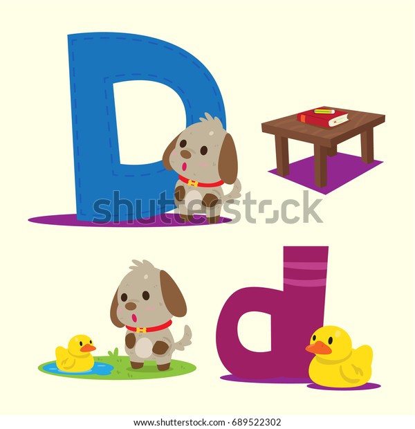D Dog Duck Cartoon Vector Stock Vector (Royalty Free) 689522302 ...