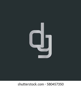 D G Letter Logo Design Vector Stock Vector (Royalty Free) 580457350 ...