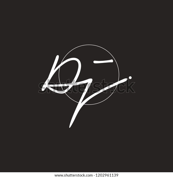 D J Signature Initial Logo Template Stock Vector (Royalty Free ...