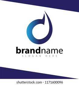 D Letter Abstract Logo Design Stock Stock Vector (Royalty Free) 1171600096