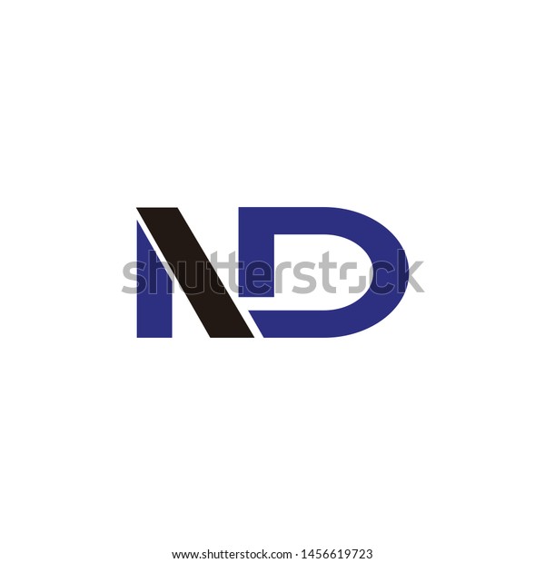 D Letter Fonts Logo Initial Stock Vector (Royalty Free) 1456619723 ...