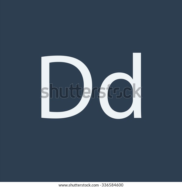 D Letter Icon Alphabet Icon Stock Vector (Royalty Free) 336584600 ...