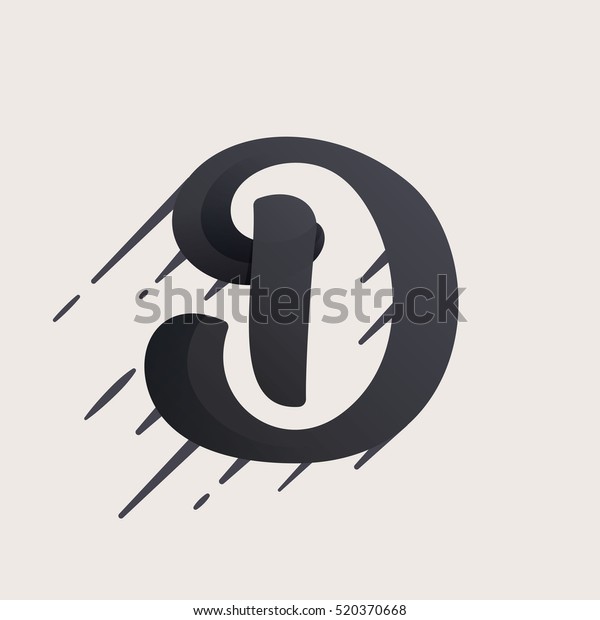 D Letter Logo Fast Speed Vector Stock Vector (Royalty Free) 520370668 ...