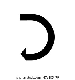Twocolor Backward Icons Isometric Design Graphic Stock Vector (Royalty ...