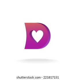 2,064 D Heart Logo Images, Stock Photos & Vectors | Shutterstock