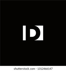 D Logo Capital Letters Designs Templete Stock Vector (Royalty Free ...