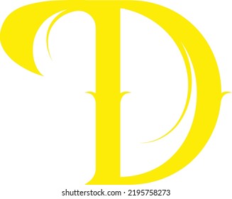 D Logo Icon Symbol Eps Vector Stock Vector (Royalty Free) 2195758273 ...