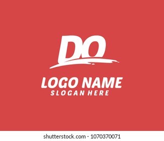 D O Initial Logo Stock Vector (Royalty Free) 1070370071 | Shutterstock