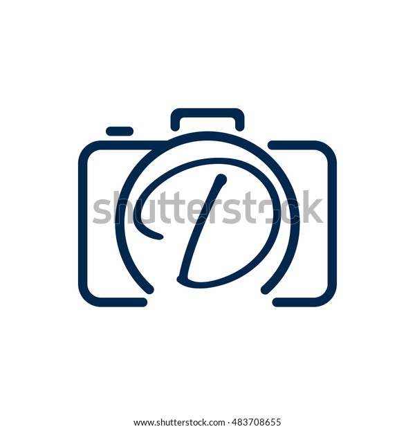 D Photography Logo Design Stock Vector (Royalty Free) 483708655 ...