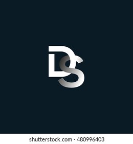 D S Letter Logo Design Stock Vector (Royalty Free) 480996403 | Shutterstock