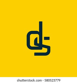 D S Letter Logo Design Vector Stock Vector (Royalty Free) 580523779 ...