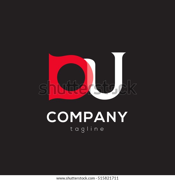 D U Letter Logo Design Vector Stock Vector (Royalty Free) 515821711 ...