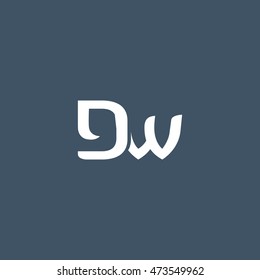 D W Letter Logos 스톡 벡터(로열티 프리) 473549962 | Shutterstock