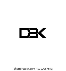D2k Letter Original Monogram Logo Design Stock Vector (Royalty Free ...